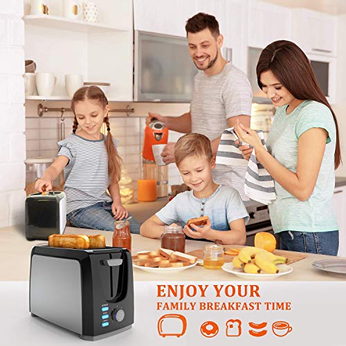 Toaster 2 Slice Best Prime Toasters Stainless Steel Black Bagel Toaster ...