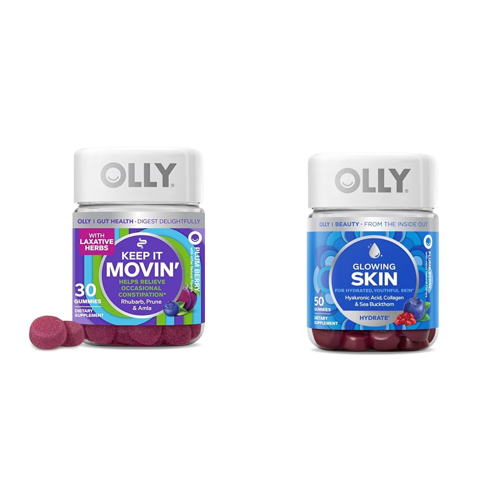 Amazon.com: OLLY Constipation Relief Gummies with Rhubarb, Prunes, Amla ...