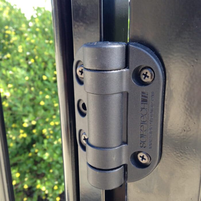 Safetech Hardware Self Closing Gate Hinges, Self-Aligning Pool ...