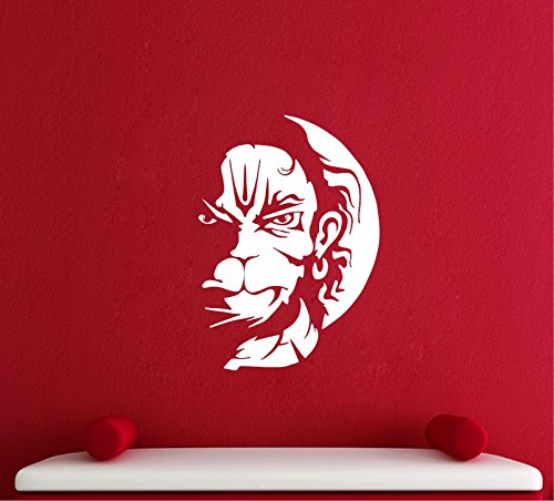 Buy StickersYard Hanuman Bajrang Bali Wall Sticker & Decal (Color ...