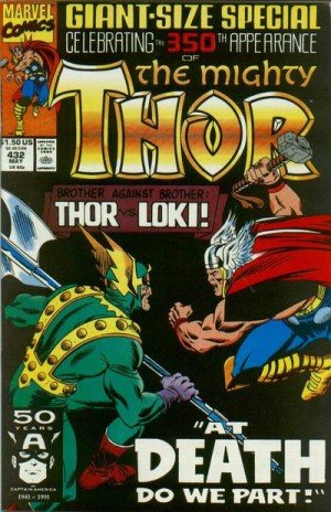 Amazon.com: Thor #432 "350th Appearance of Thor- Eric Masterson Becomes ...