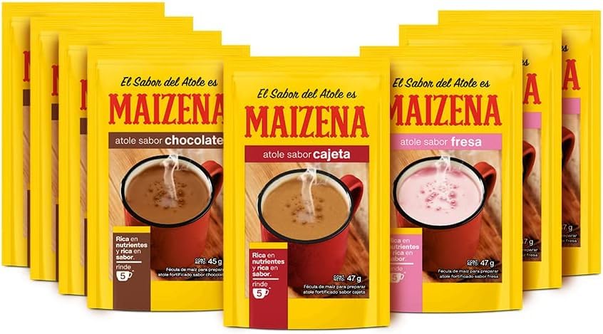 Amazon.com: Maizena Pack of 9 pieces diferents flavors | Mexican ...
