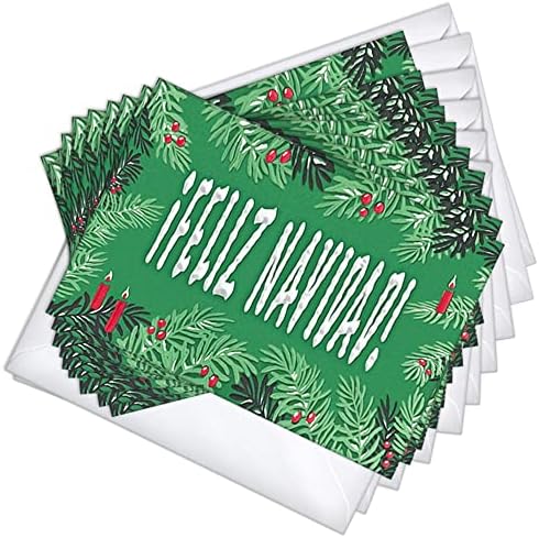 Amazon.com : Wright Home & Gift Feliz Navidad Español Spanish Christmas ...