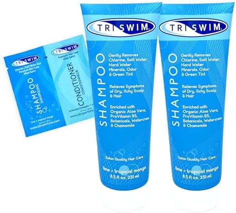 Amazon.com : TRISWIM Chlorine Removal Shampoo 8.5 Fl Oz | Gently ...