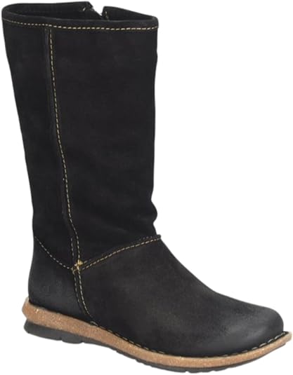 Amazon.com | BORN Women's Salee Mid Calf Boot Black 6 M | Mid-Calf