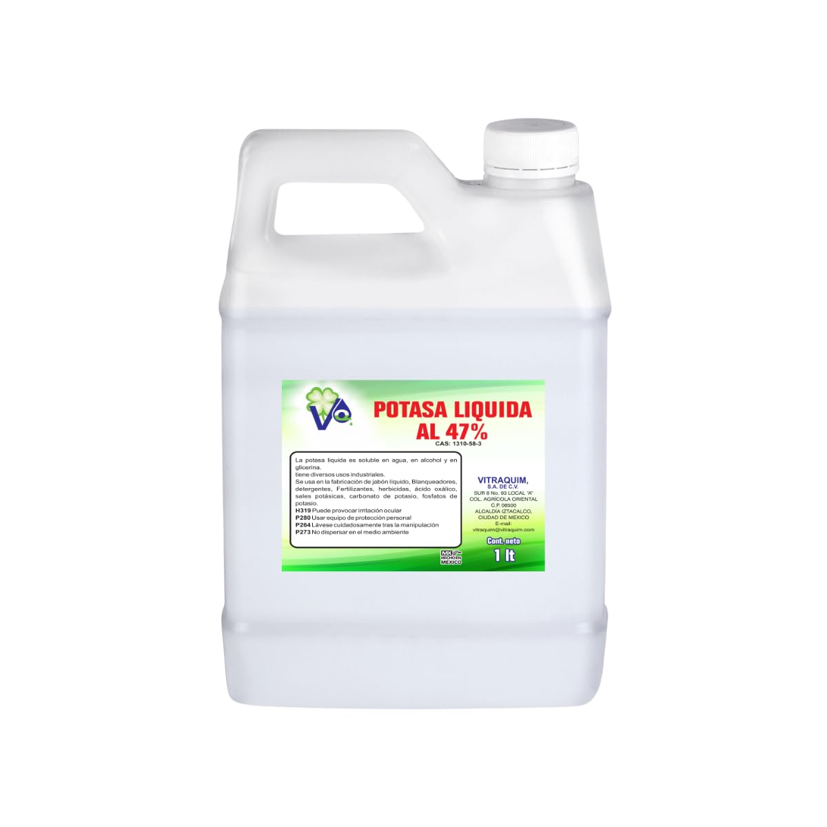 Vitraquim Potasa Liquida Al 47% 1 Litro : Amazon.com.mx: Salud y ...