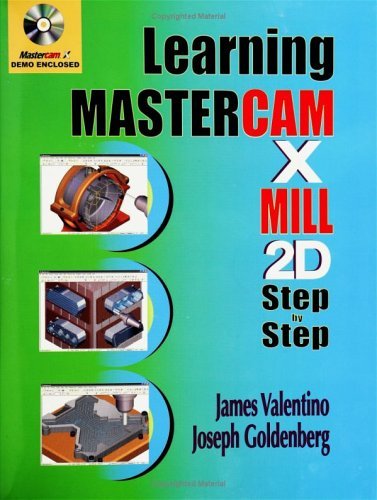 Learning Mastercam X Mill Step by Step in 2D: Valentino, James ...