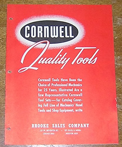 Cornwell Quality Tools 1945 Catalog/Sales Brochure: N/A: Amazon.com: Books