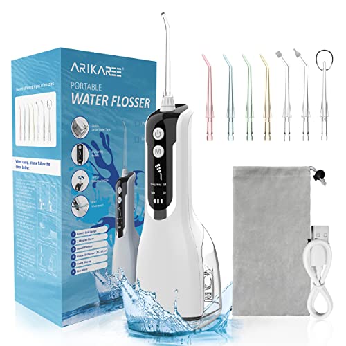 Water Flosser For Teeth Cordless DIY Mode, 330 ML & 7 Jet Tips ...