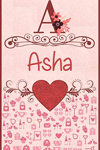 Asha: Notebook Gift lined Journal, notebook for writing, Personalized ...