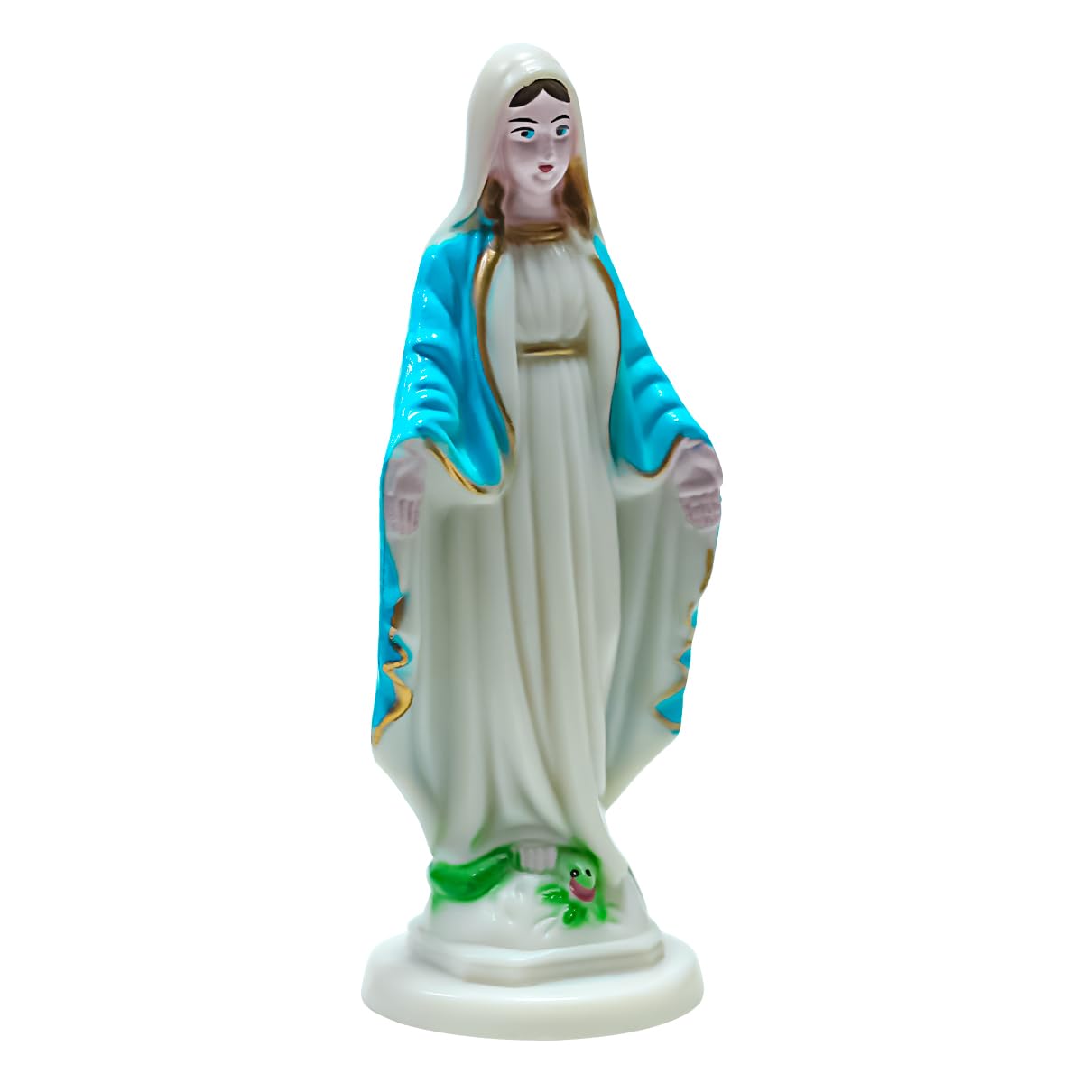 Amazon.com: Queenbox 3.9" Plastic Blessed Catholic Mary Sculpture ...