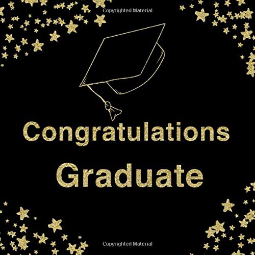 Congratulations Graduate: Fun Guest Book for Graduation Parties,Black ...