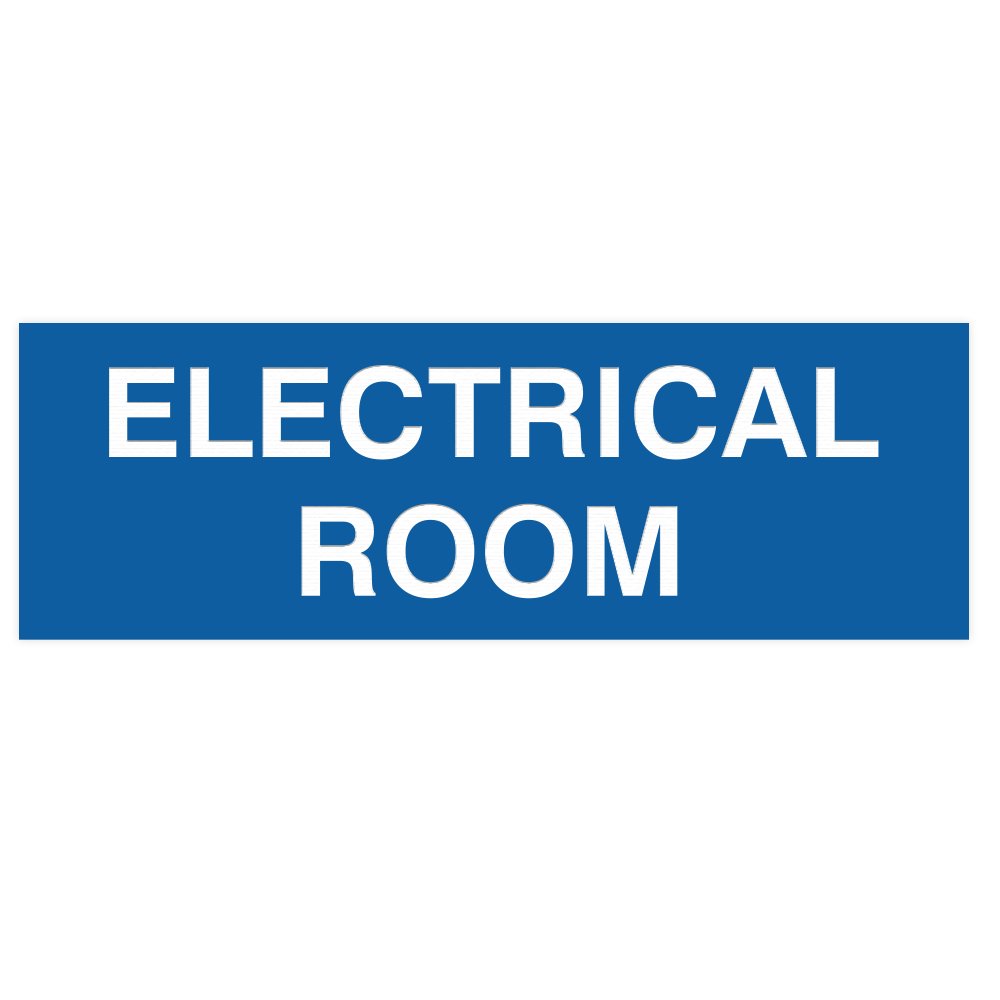 Amazon.com: All Quality Basic Electrical Room Door/Wall Sign | Durable ...