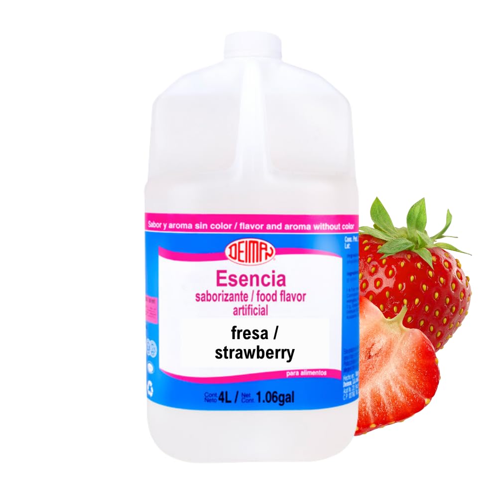 Amazon.com: Deiman Artificial Food Flavor Strawberry E (1 Gallon ...