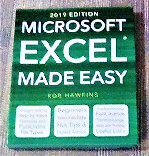 2019 EDITION MICROSOFT EXCEL MADE EASY: 9781787557321: Books - Amazon.ca