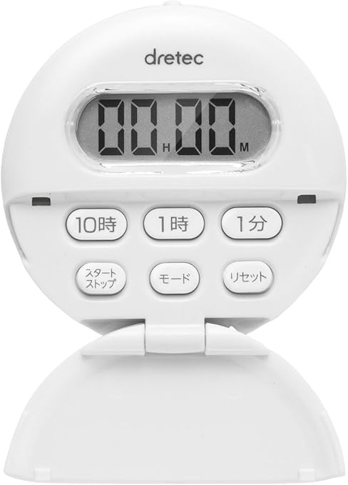 dretec T-558WT Vibe Timer with Clip, White : Amazon.sg: Home