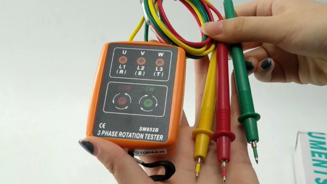 Watch YFYIQI Phase Indicator Detector Meter 3 Phase Sequence Presence ...