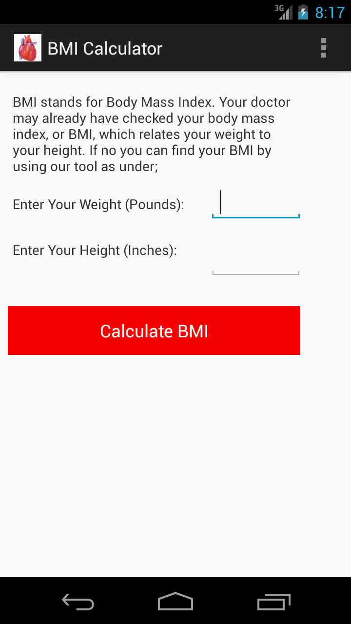 BMI Calculator - App on Amazon Appstore