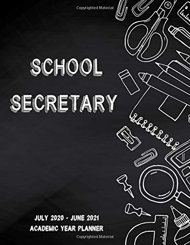 Amazon.com: School Secretary Academic Year Planner: July 2020 - June ...
