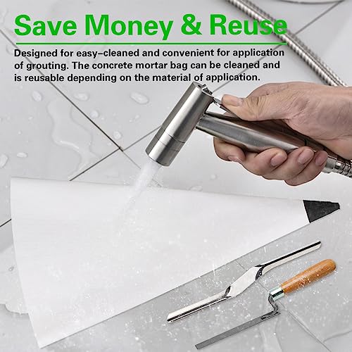 Snapklik.com : Tahikem 3 Pack Tile Grout Masonry Mortar Bag, 12 By 24 ...