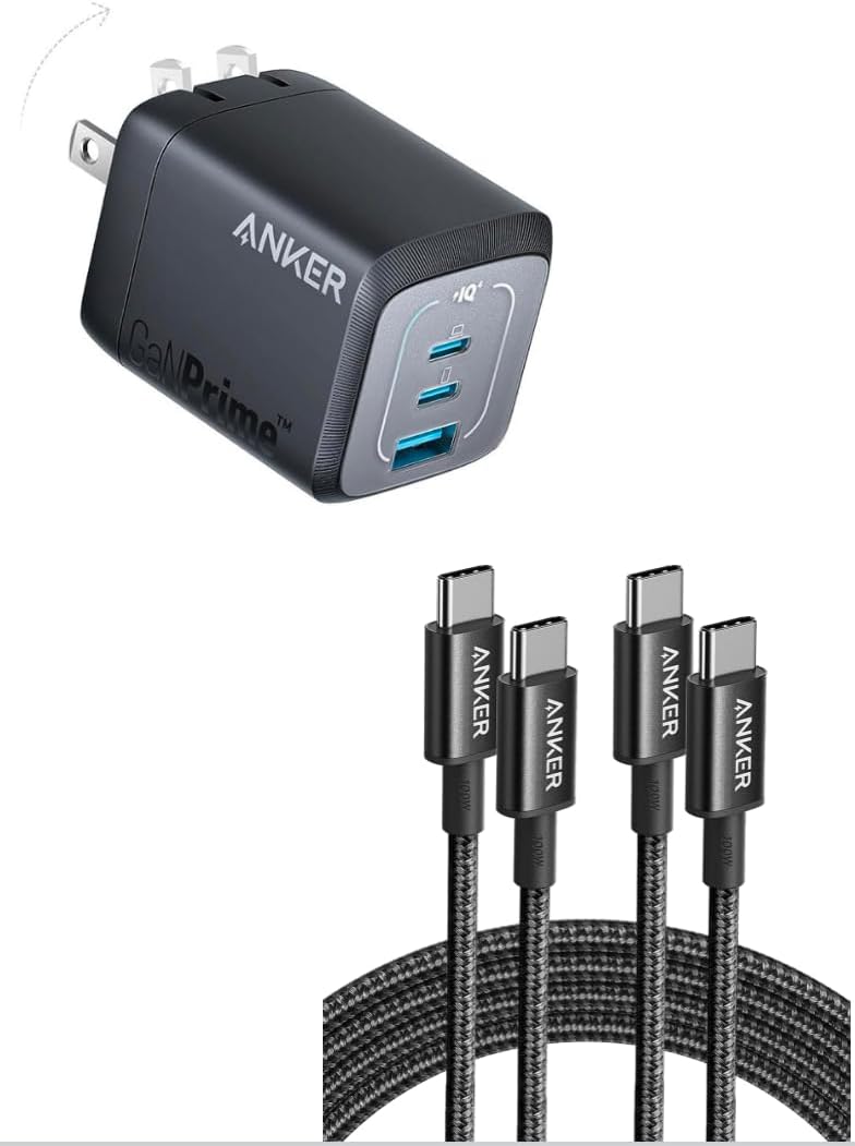 Amazon.com: Anker 333 USB C to USB C Cable (6ft 100W, 2-Pack), USB 2.0 ...