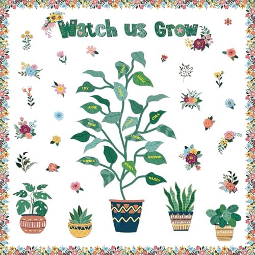 Amazon.com : Pasimy 118 Pcs Plant Classroom Decorations Succulents ...