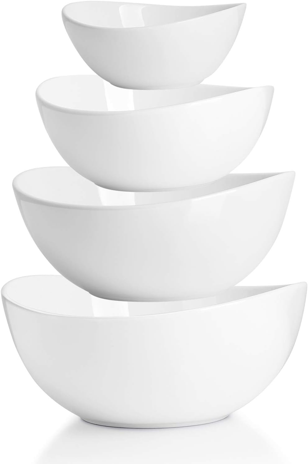 Amazon.com: Euro Ceramica Highlands 3 Piece Porcelain Serving Bowls Set ...
