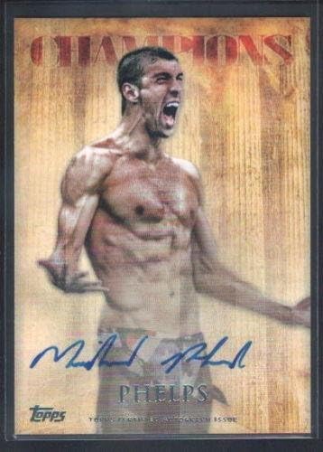 Michael Phelps 2012 Topps Us Olympic Team Champions Autograph Usa Auto ...