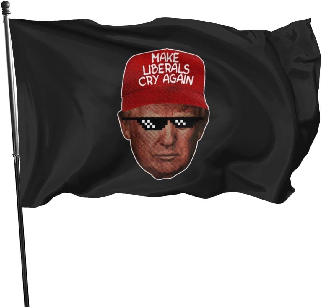 N/D Funny Trump Make Liberals Cry Again Flagge Bannerflagge 91 cm 152 ...