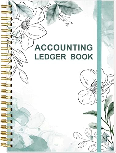 Amazon.com : Accounting Ledger Book - A5 Ledger Book for Bookkeeping, Small Businesses ...
