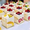Amazon.com: 200 Pcs Silver Mousse Mini Cake Bases Cake Paper Board ...
