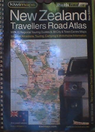 New Zealand Travellers Road Atlas - Kiwimaps Pathfinder: Kiwimaps ...