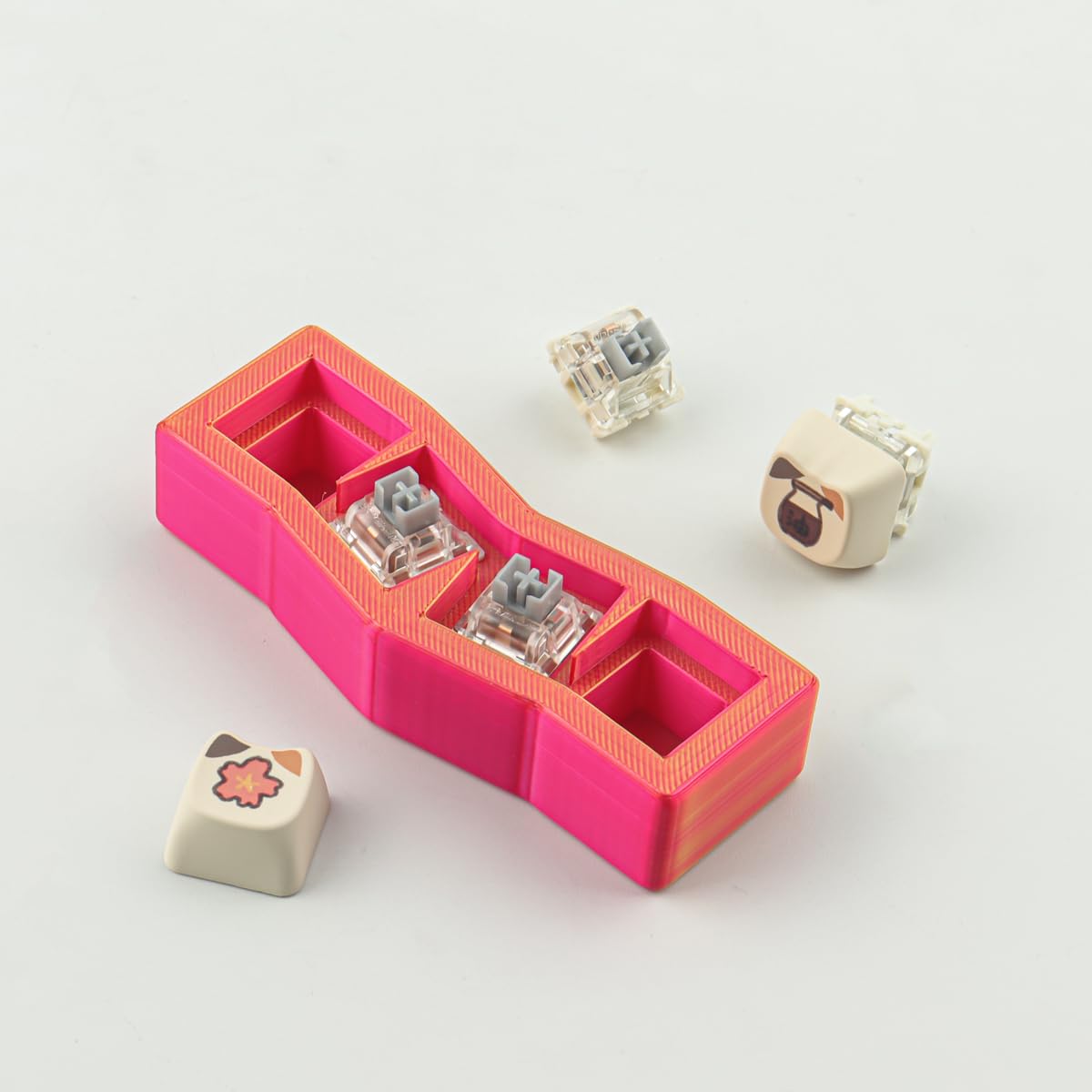 Snapklik.com : Hyekit 4-Key Switch Tester 3D Printing Process ...
