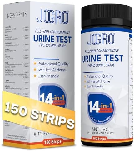 Amazon.com: Urine Test Strips For Urinalysis Full Panel - 14 Parameter ...
