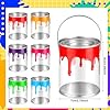 Amazon.com: Reallnaive Art Paint Party Favors Supplies, Clear Empty ...