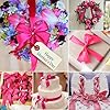 Amazon.com: Hot Pink Satin Ribbon for Flower Bouquet Pink 1 1/2 Inches ...