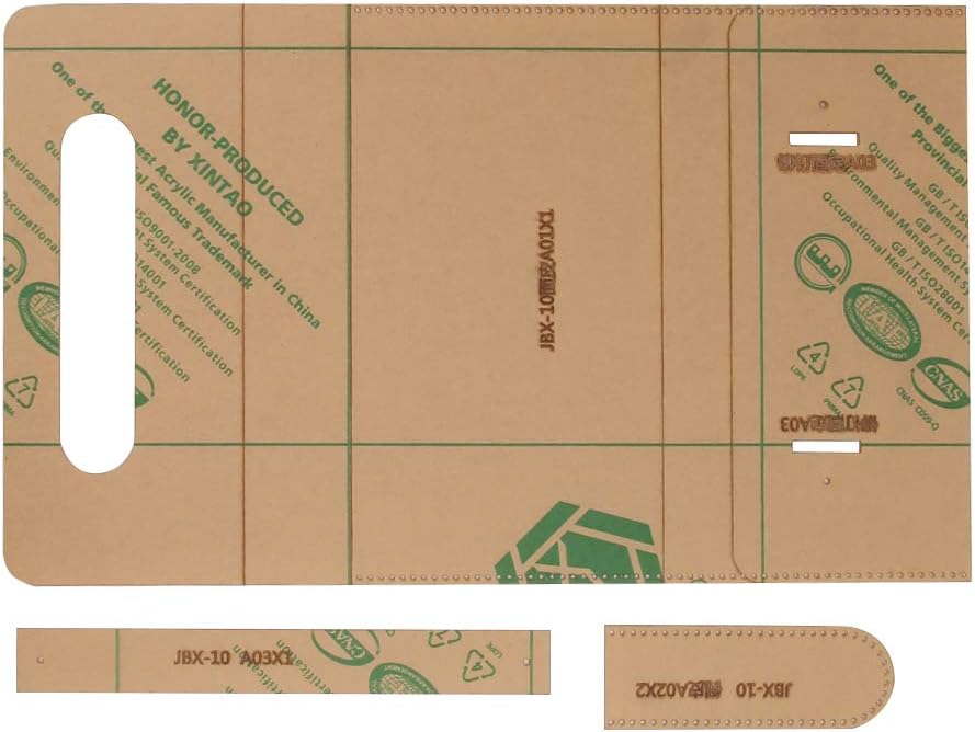 Amazon.com: Leather Templates Bag Sewing Patterns Leather Template Set ...