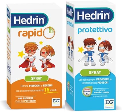 EG Hedrin Rapido Spray | Elimina Pidocchi e Lendini in 15 Minuti ...