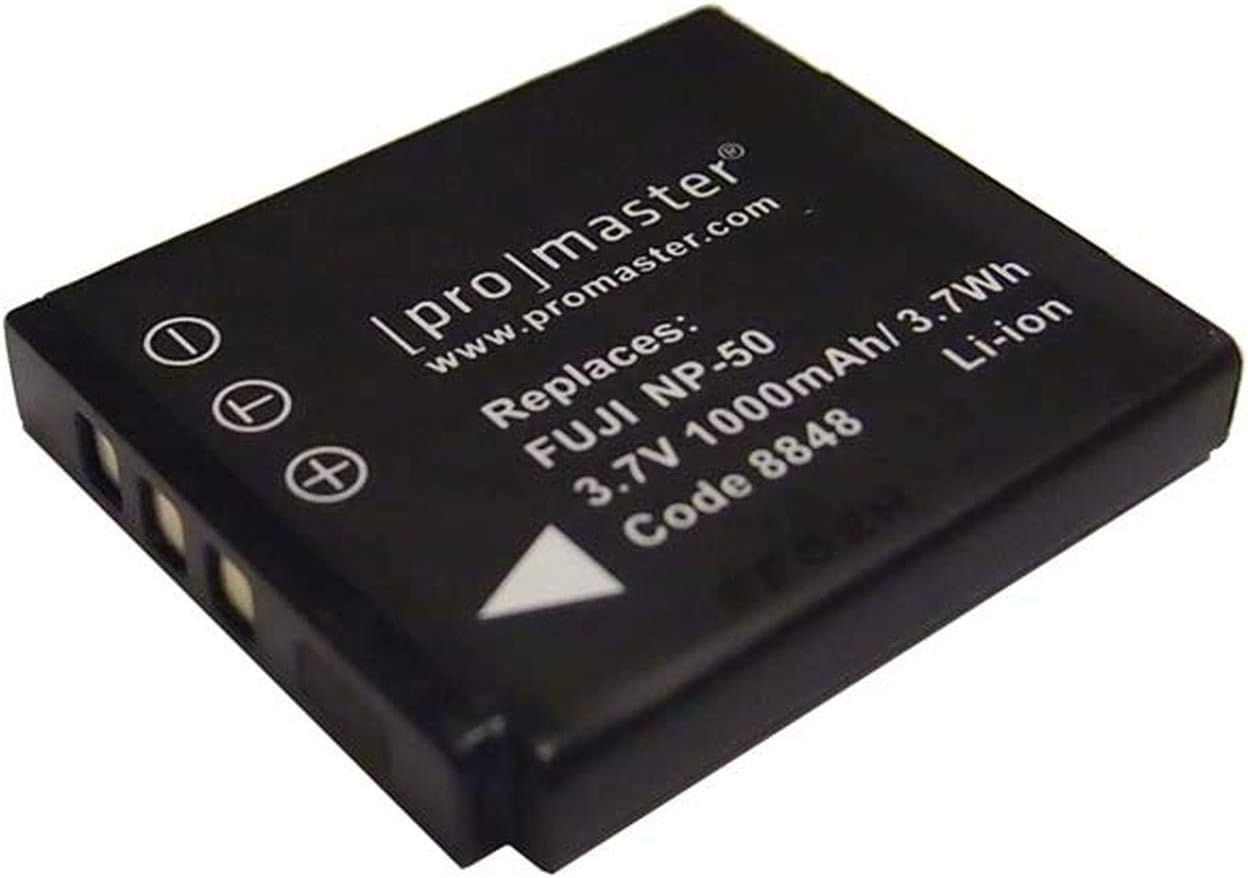 Amazon.com : ProMaster NP-50 XtraPower Lithium Ion Battery for Fuji ...