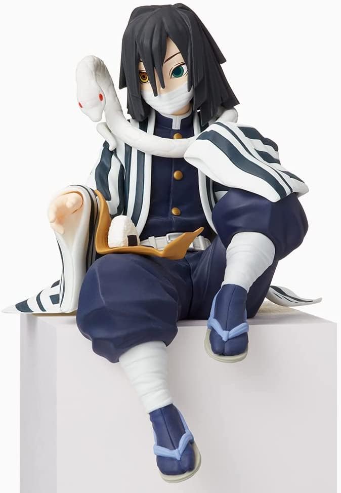 Buy Inosuke Hashibira Demon Figure Sitting Pose Eating Rice Balls ...