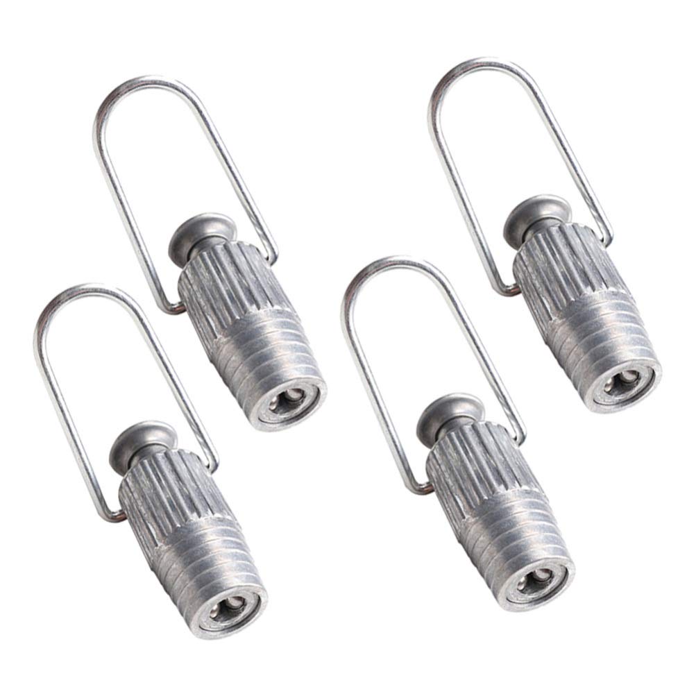 TOPBATHY 4 Pcs Metal Clothesline Tightener Aluminium Rope Tightener ...