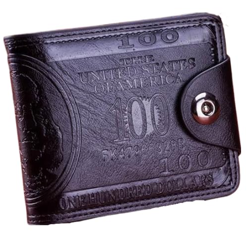 Buy ZEshops Men's Wallet with Zipper Slim Wallet with Unique Money Clip ...