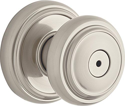 Weiser Regina Satin Nickel Door Knob, Interior Door Handles/Privacy Knobs for Bedroom and ...