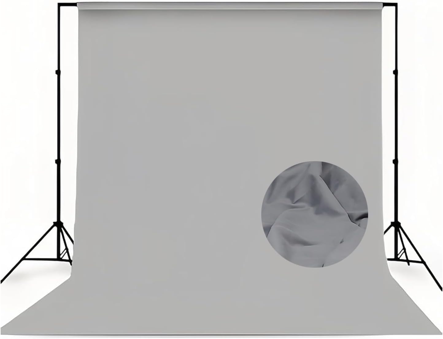 Background Solid Gray Backdrop, 8FTX10FT Gray Backdrop Background for ...