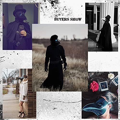 Raxwalker Plague Doctor Mask Halloween Props Costume Steampunk Gothic ...