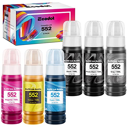 ecodot Compatible High Capacity Refill Ink Bottles Replacement for ...