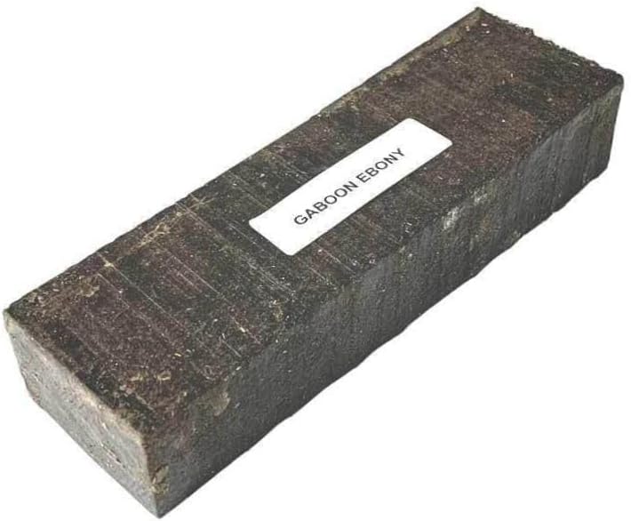 Amazon.com: Inlay Wood Blanks Gaboon Ebony -1/4" X 1-1/2Ò X 9" Ping in ...