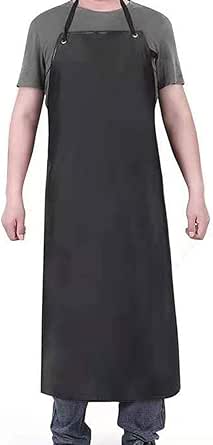 Amazon.com: PUPOPIK Waterproof Rubber Vinyl Apron 40" - Stay Dry ...