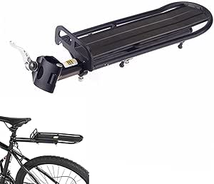 ADFS Retractable Bike Rear Rack - Adjustable Bicycle Cargo Rack ...