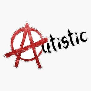 Amazon.com - Autistic Punk Pride Anarchy Bumper Sticker Vinyl Decal 5"